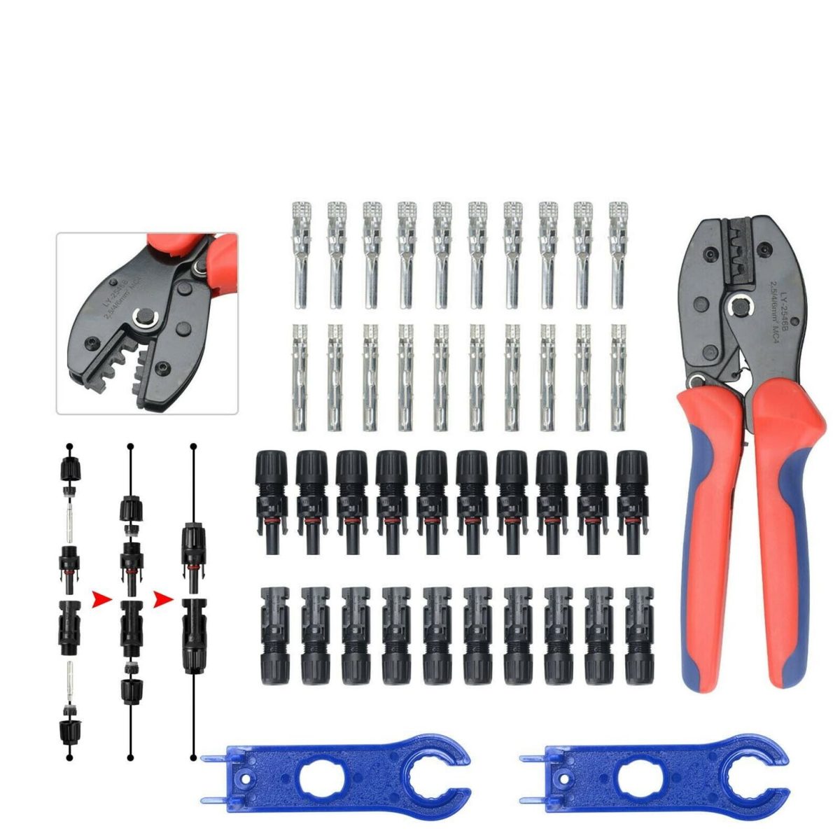 MC4 Wire Crimper LY-2546B Kit - Yolo Goods