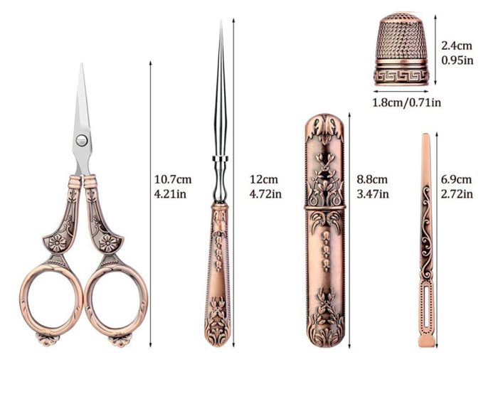 Vintage Sewing Scissors Kit - Yolo Goods