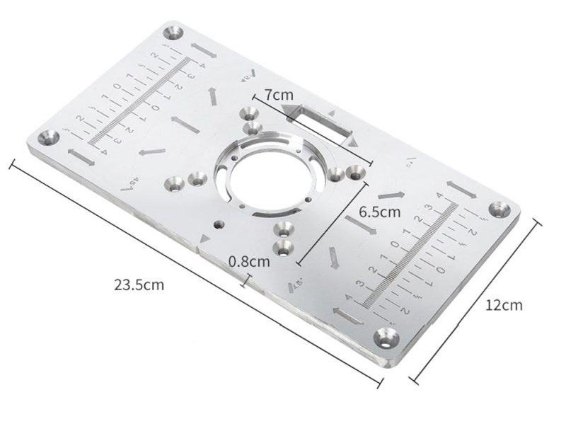 Aluminium Router Table Insert Plate - Yolo Goods